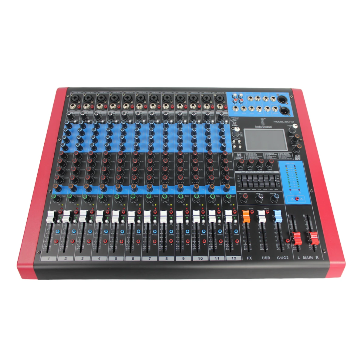 Imix SM12 12 Channel Analogue Mixer - Music Base